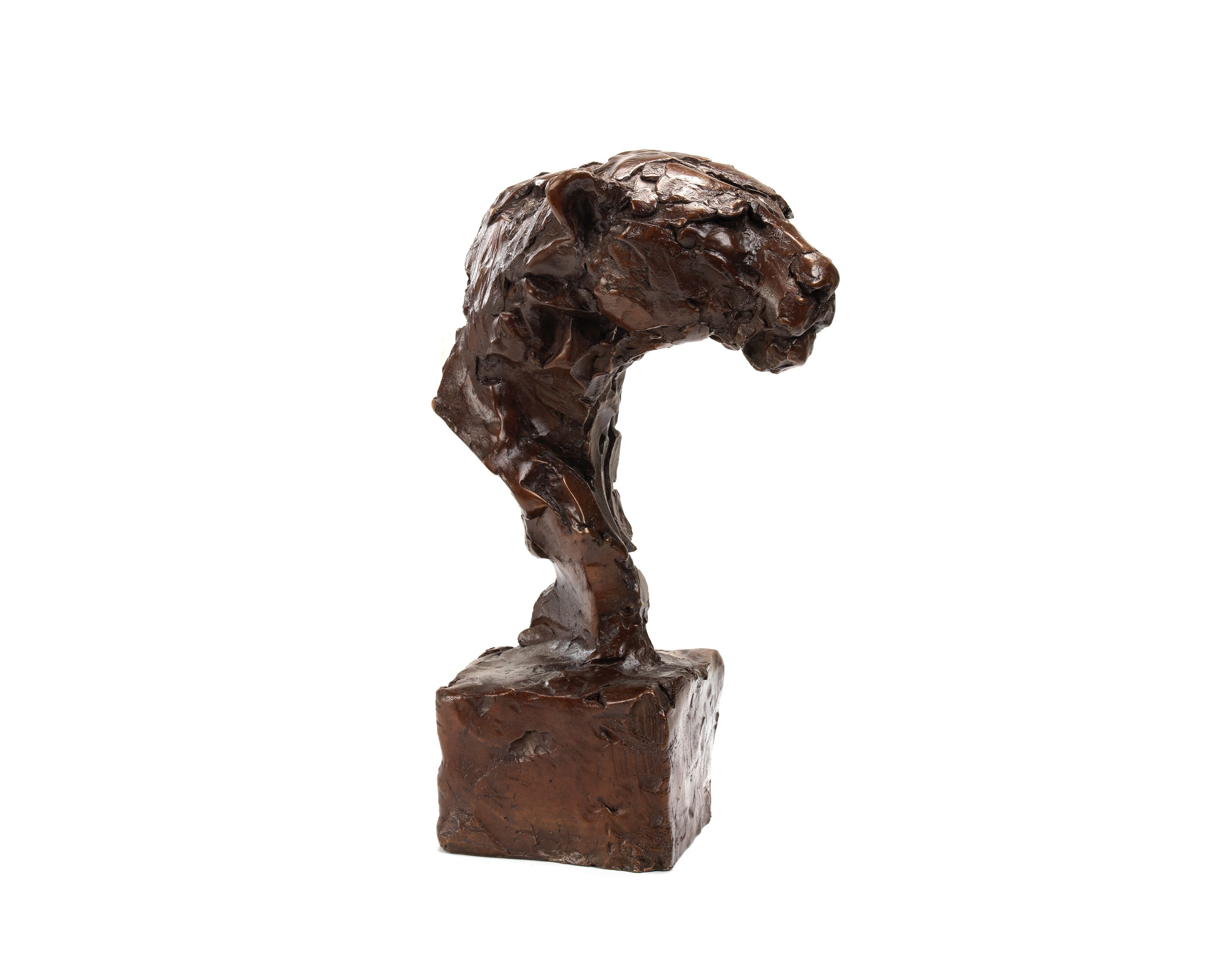 Bonhams : Mark Rudolf Coreth (British, born 1958) Lioness bust 33cm ...