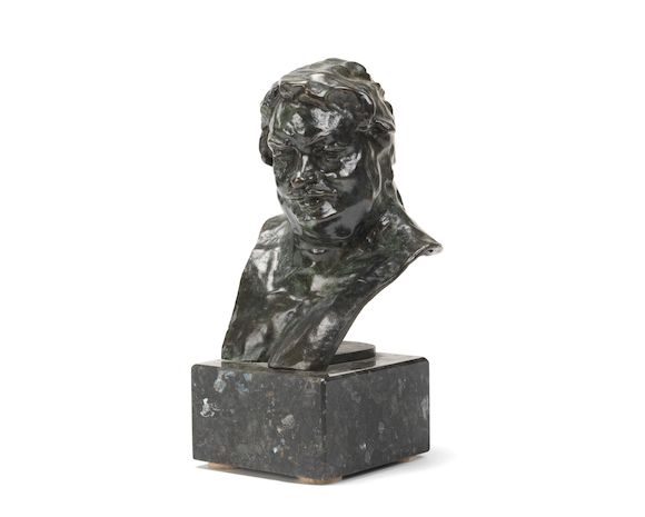 Bonhams : After Auguste Rodin (French, 1840-1917) Bust of Balzac 25.5cm ...