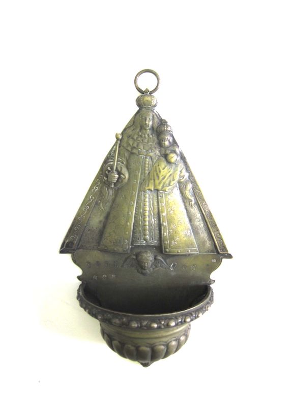 Bonhams : A late 19th/early 20th century German silver holy water stoop ...