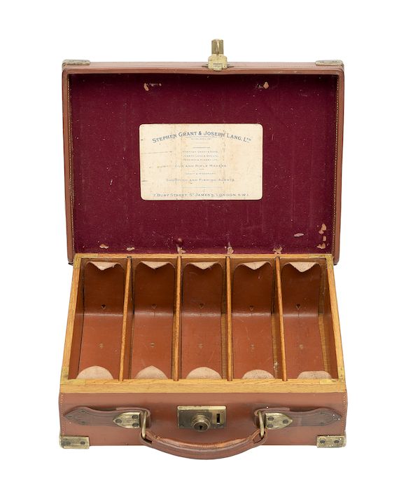 Bonhams : A fine Stephen Grant & Joseph Lang Ltd. brass-mounted oak and ...