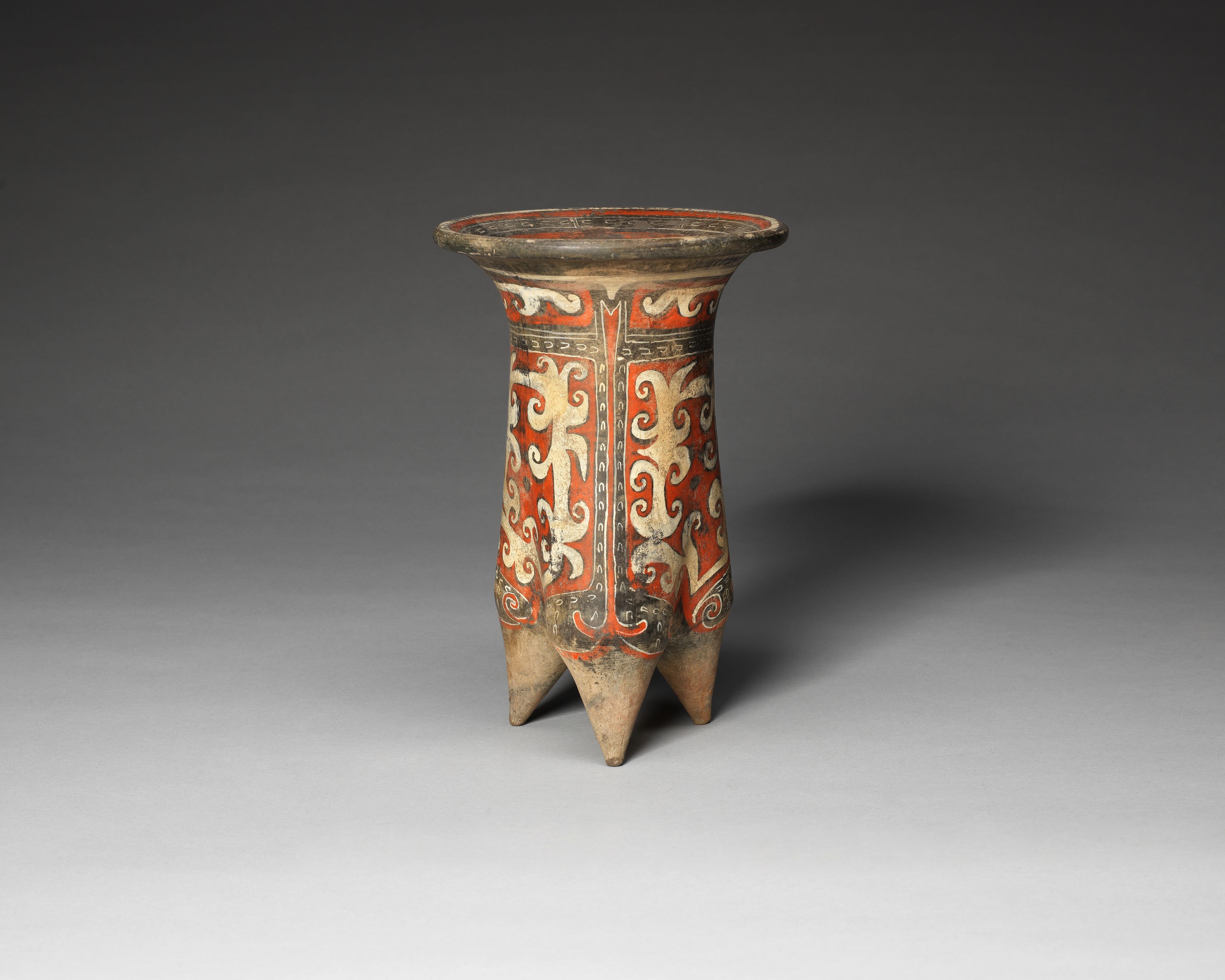 Bonhams : A Neolithic painted tripod vessel, li The pottery Xiajiadian ...