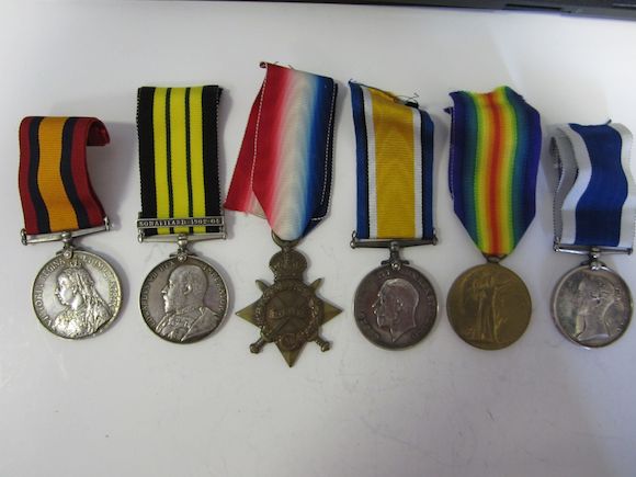 Bonhams : Six to Master at Arms J.T.Knight, Royal Navy,