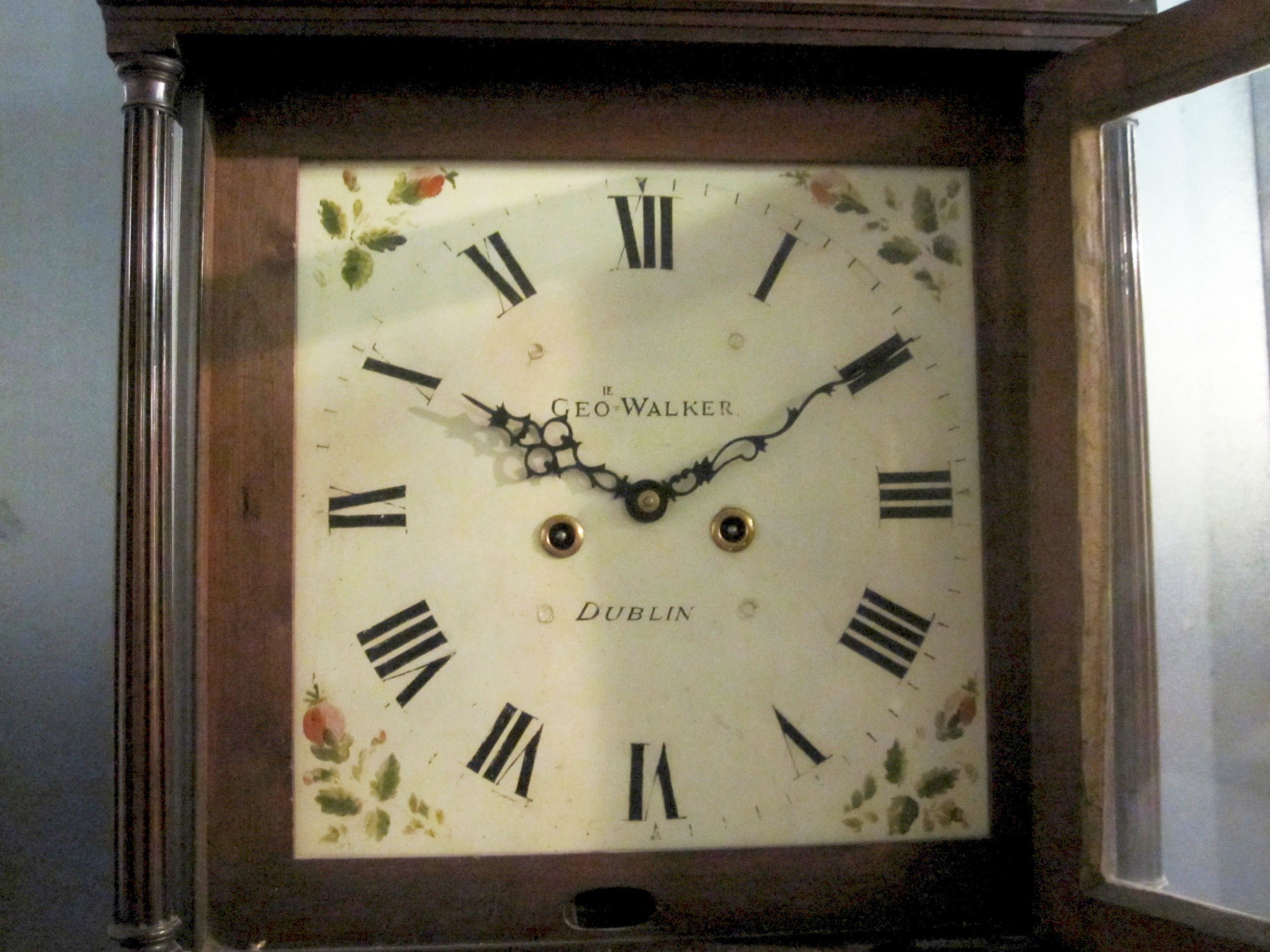 Bonhams : Early 19th Century mahogany Irish longcase clock, Geo Walker ...