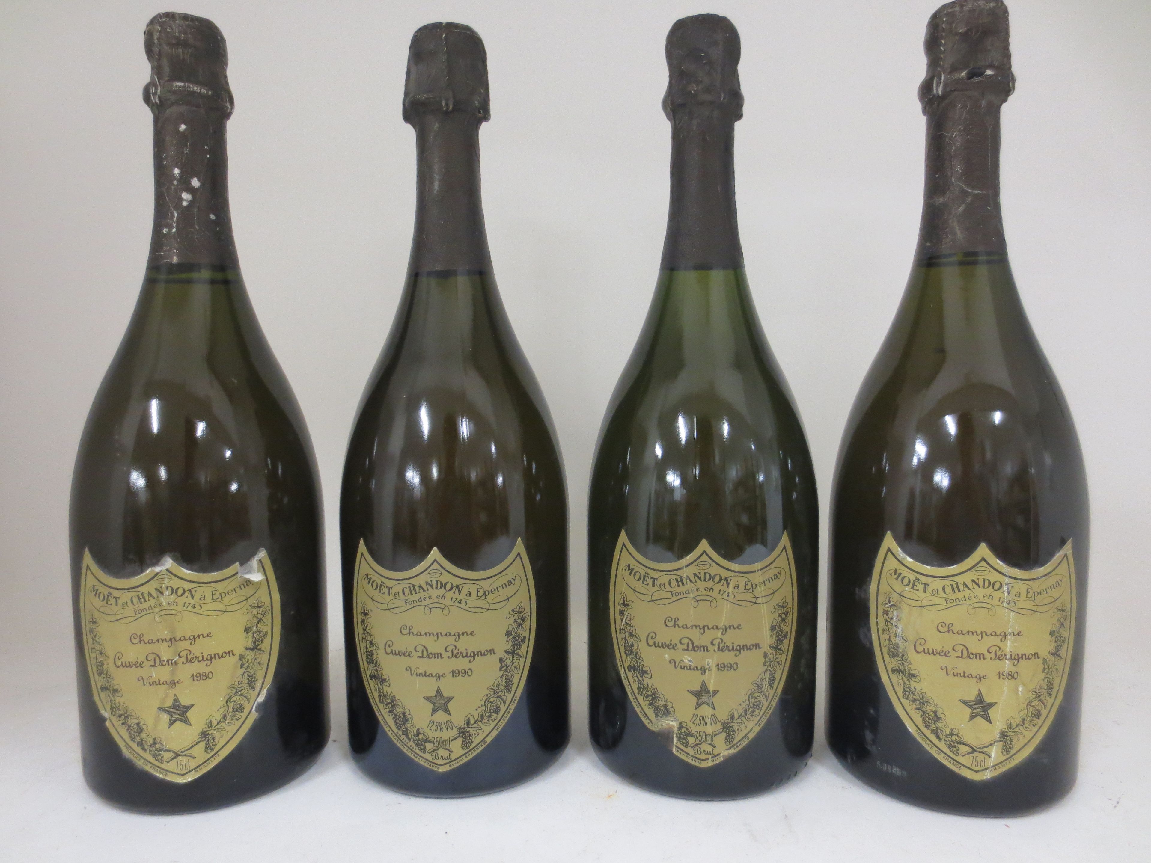 Dom Perignon 1980 (2) (u. 2 x 0.5cm - auctions & price archive