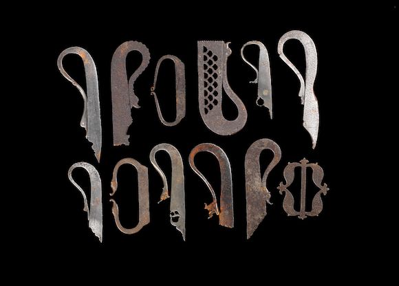 Bonhams : Twelve Safavid steel flint Strikers Persia, 17th/ 18th ...