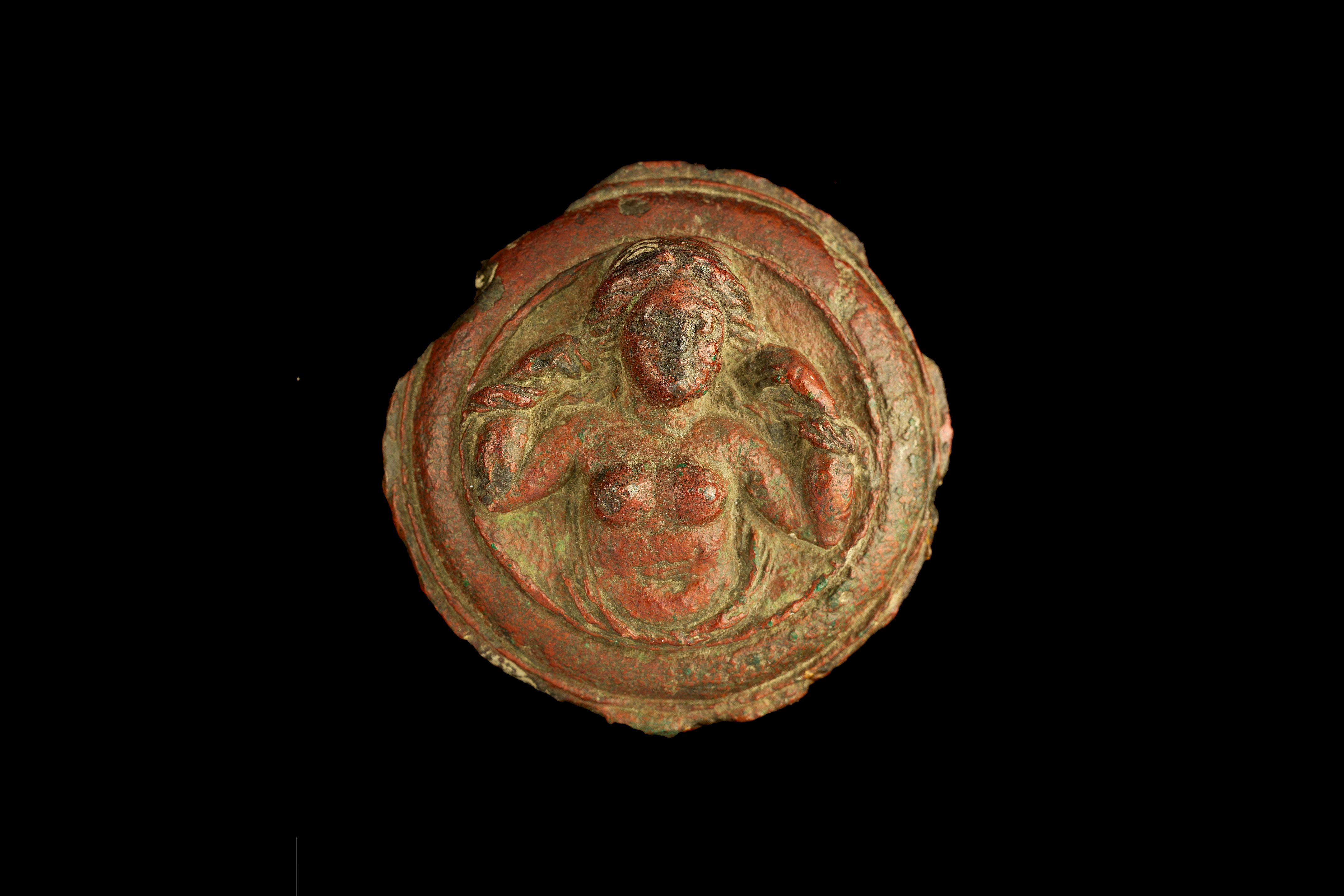 Bonhams : A Roman bronze roundel