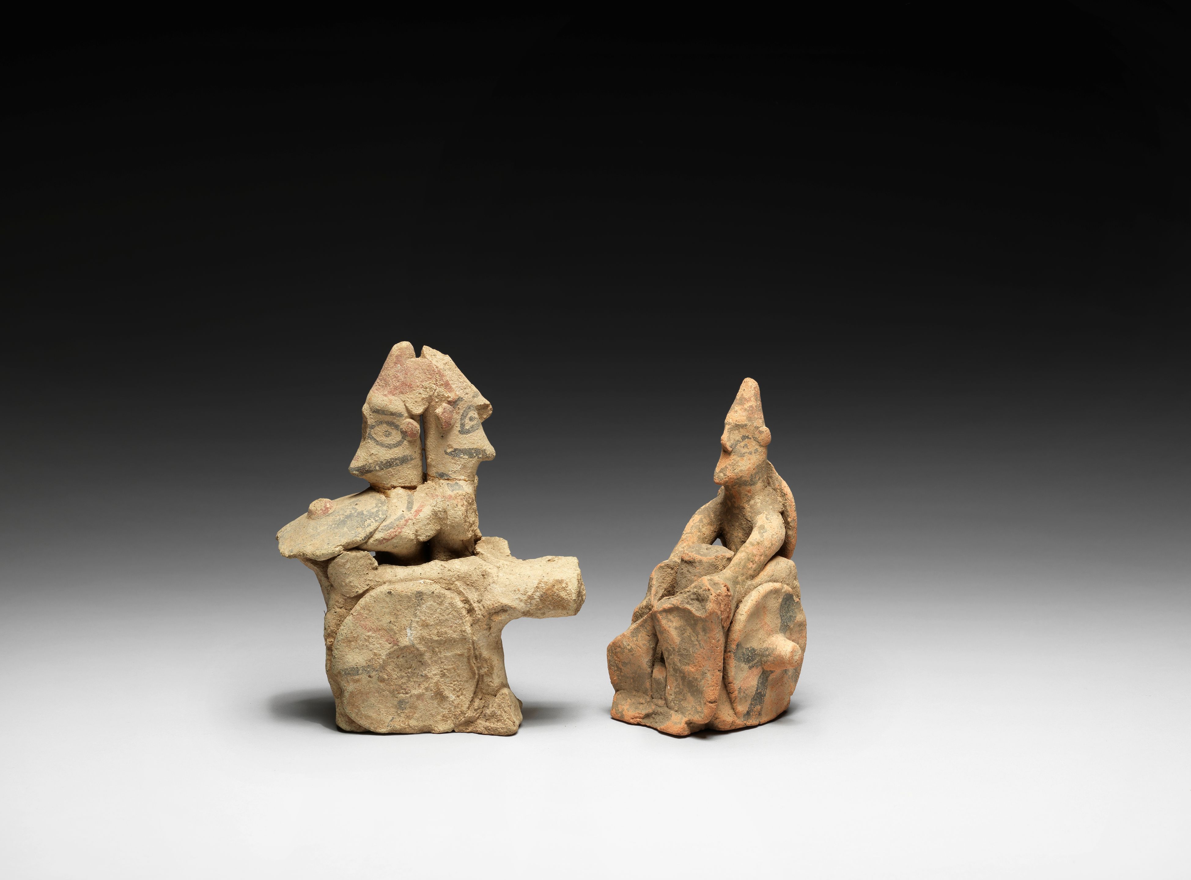 Bonhams : A Cypriot terracotta chariot with warriors and another ...