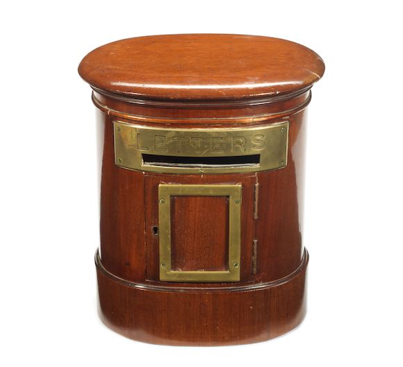 Bonhams : A late Victorian mahogany and brass bound oval country house ...