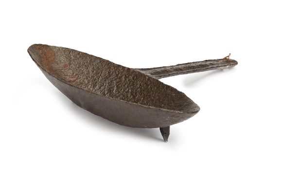 Bonhams : An 18th century cast iron grisset pan Possibly Irish/possibly ...