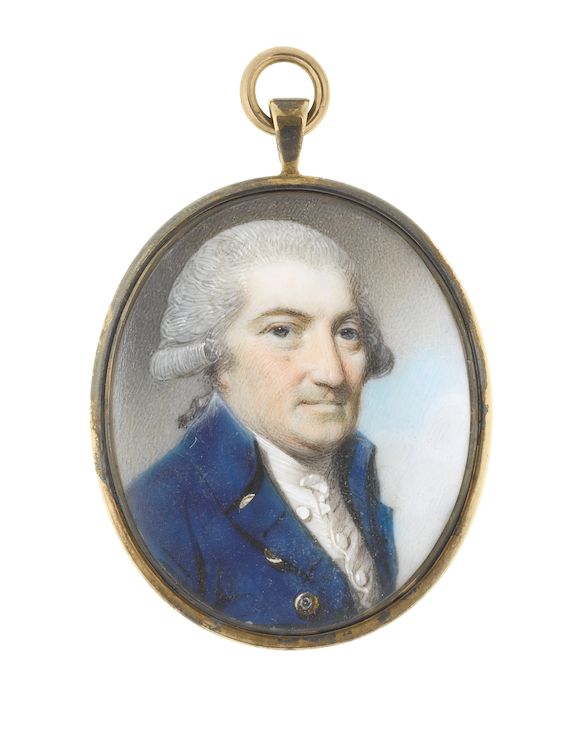 Bonhams : George Engleheart (British, 1750-1829) A Gentleman called ...