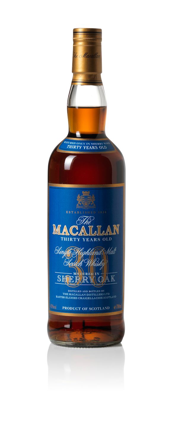 Bonhams : The Macallan-Blue Label-30 year old