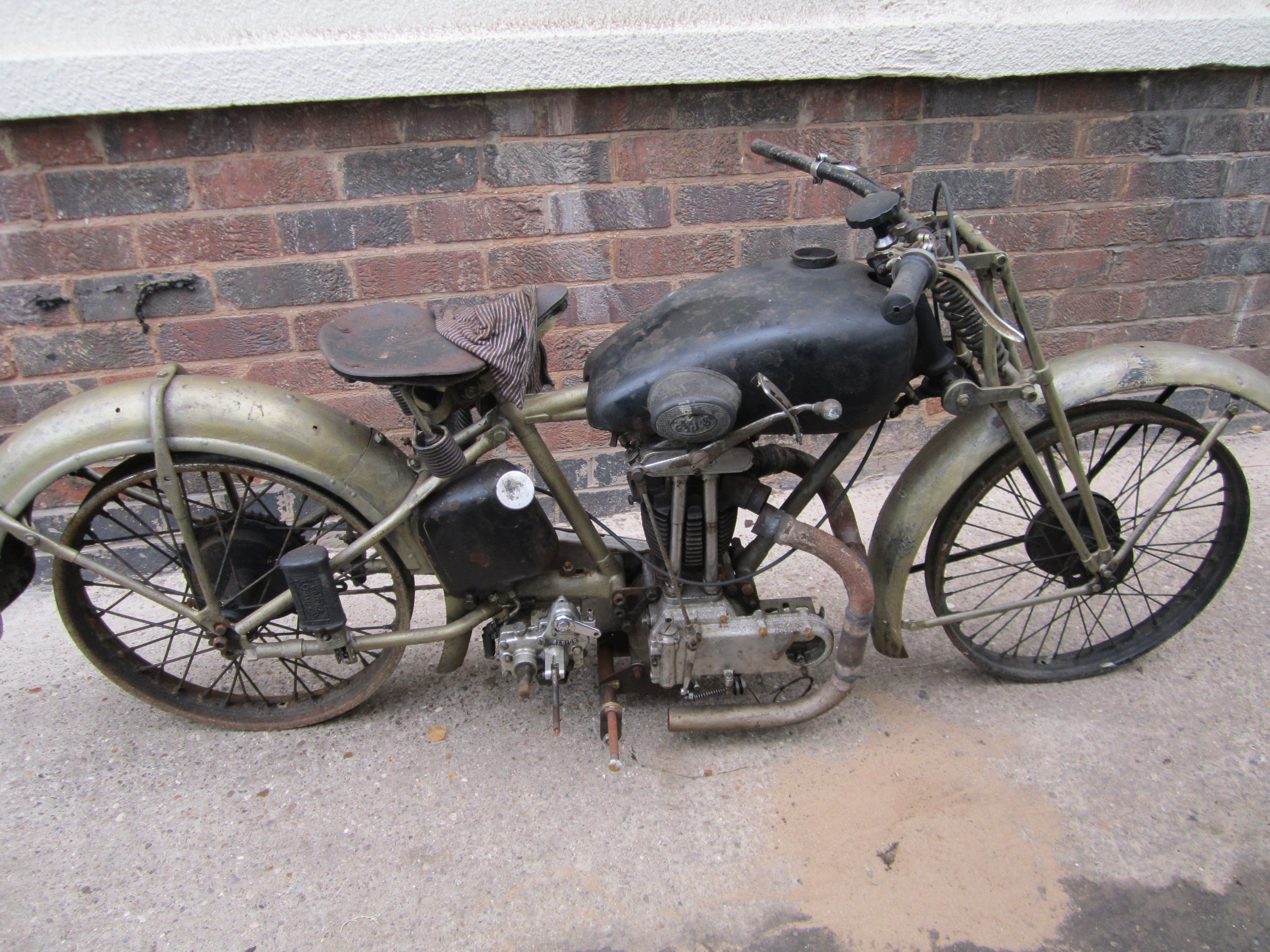 Bonhams Cars : Property of a deceased's estate,1931 AJS 249cc Model S12 Project Frame no. to be ...