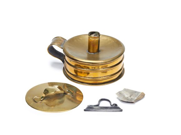 Bonhams : A late 18th/early 19th century sheet brass canister-form ...