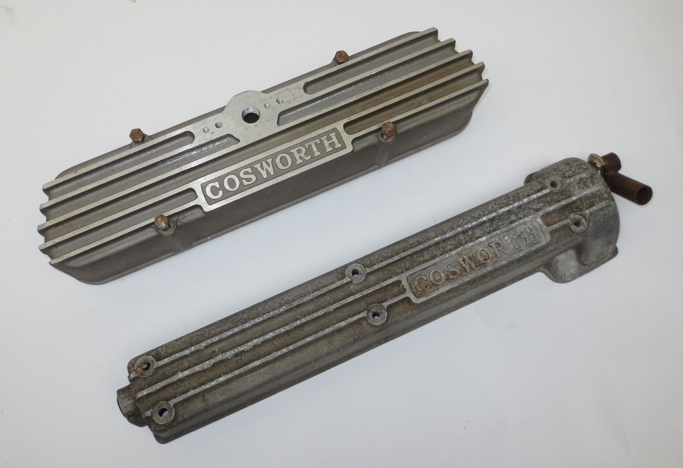Bonhams Cars : Two Cosworth cam/rocker covers,