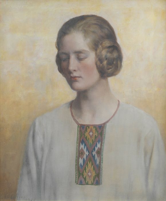 Bonhams : The Hon John Collier (British, 1850-1934) Portrait of a woman