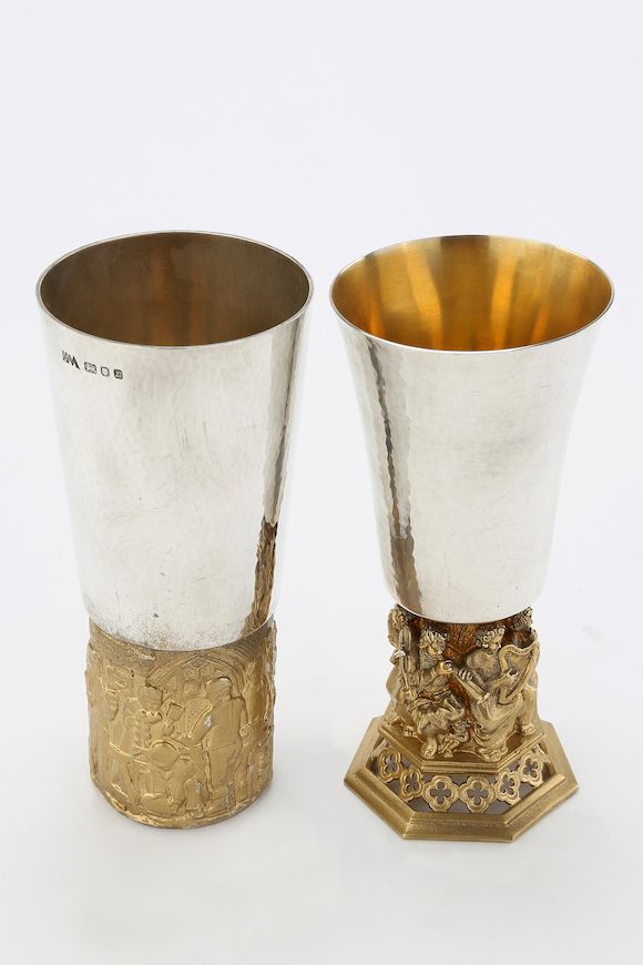 Bonhams : Hector Miller for Aurum: a silver and silver-gilt ...