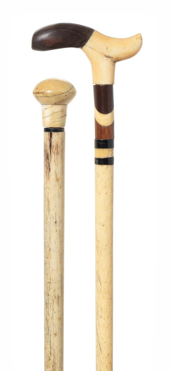 Bonhams : A late 19th/early 20th century ivory, rosewood, baleen and ...