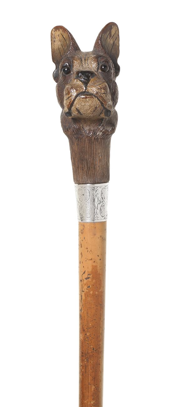Bonhams : An early 20th century painted, carved wood and unmarked ...