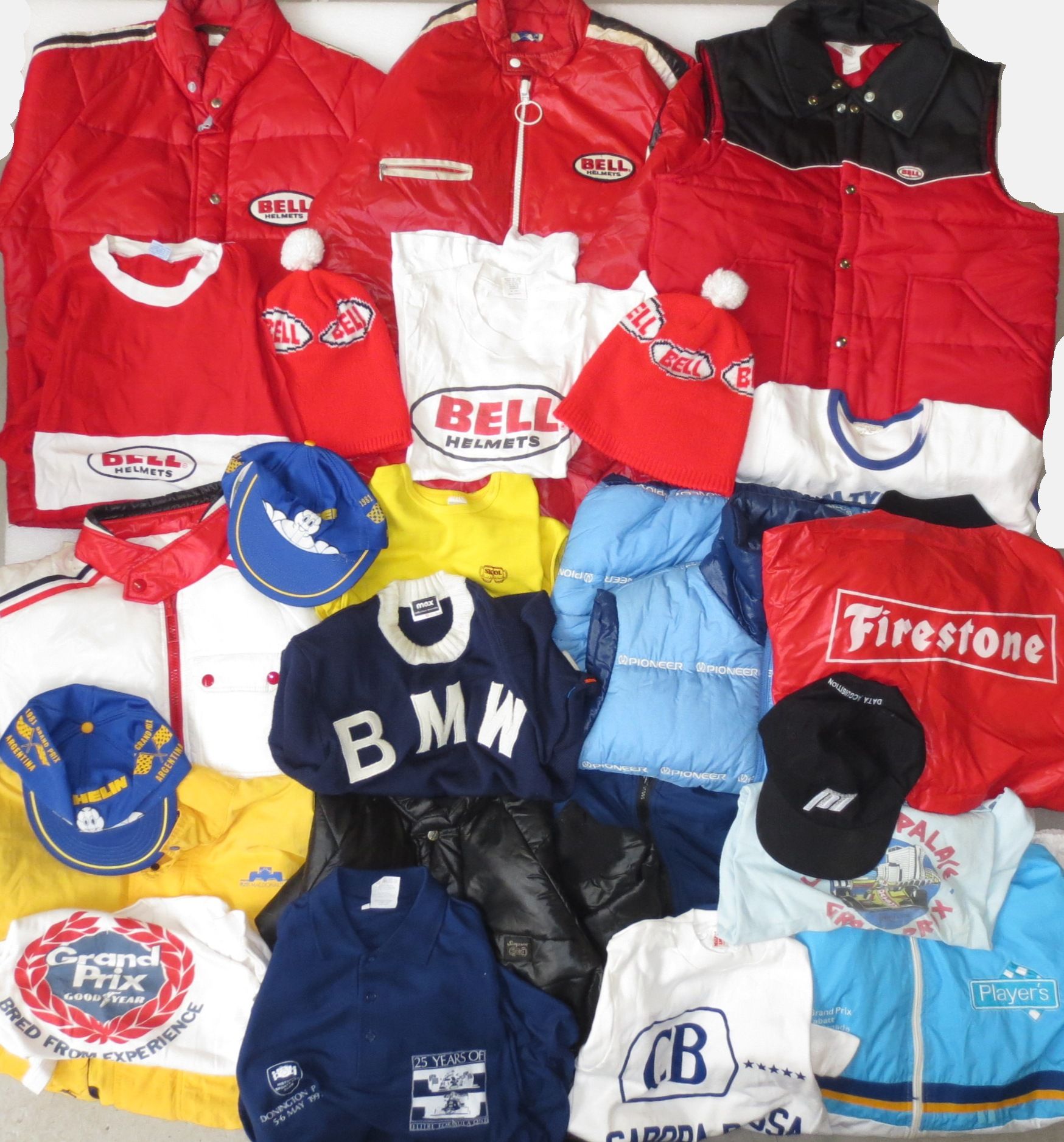 Bonhams Cars : Assorted motorsport clothing,