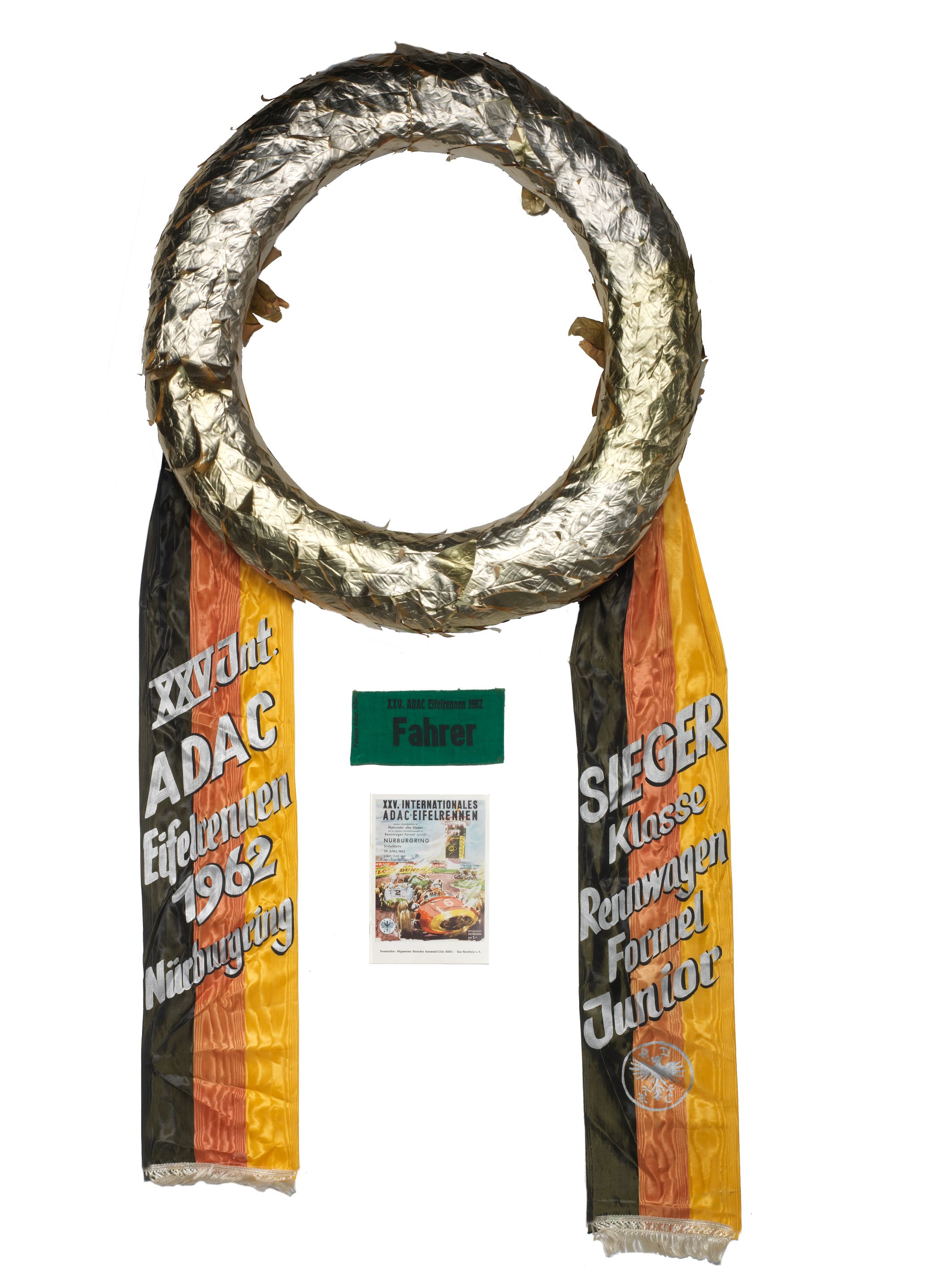 Bonhams Cars : Peter Warr's 1962 ADAC Eifelrennen race winner's wreath ...