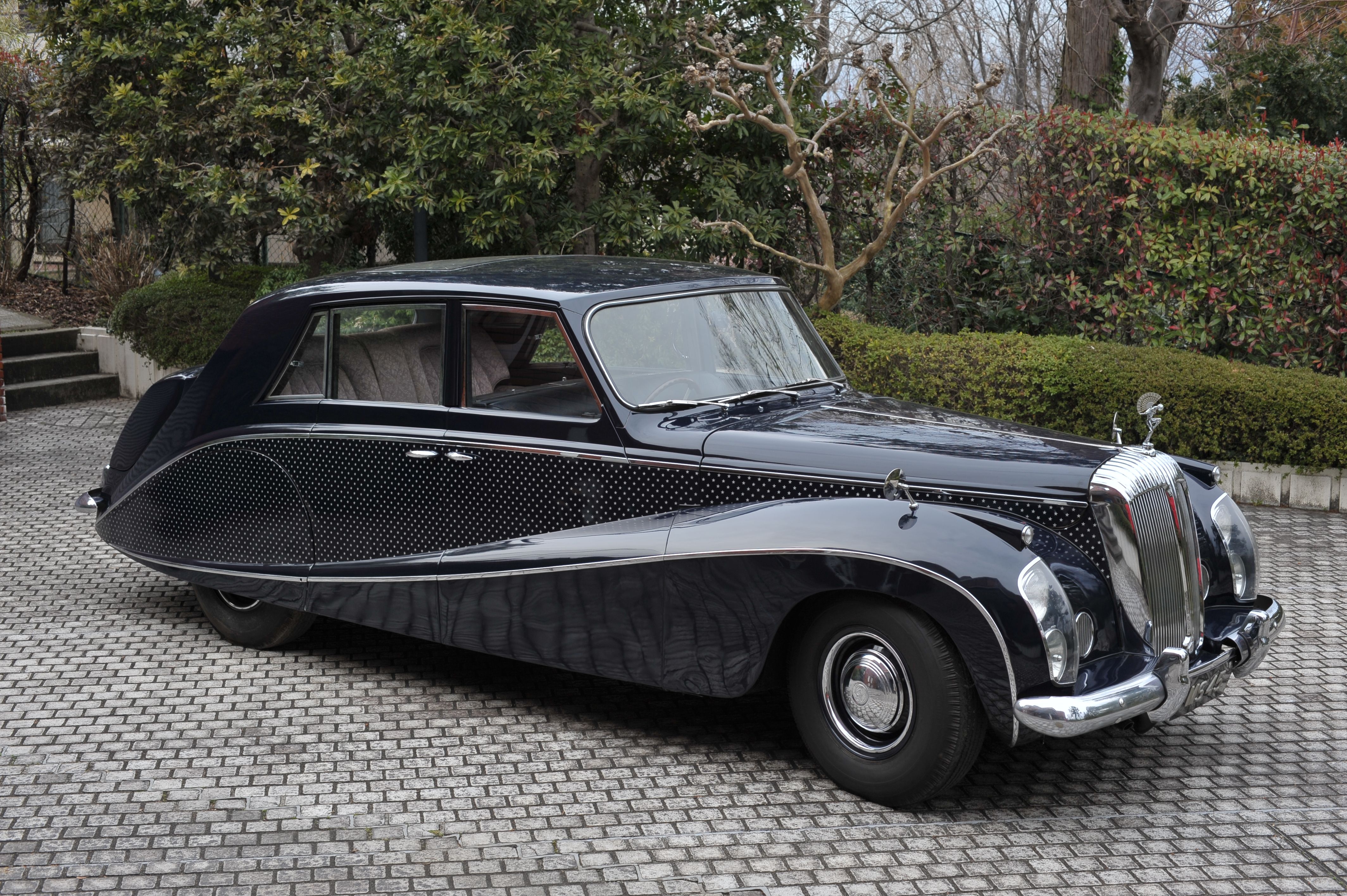 Bonhams Cars : The ex-London Motor Show, Lady Docker,1954 Daimler DK400 ...