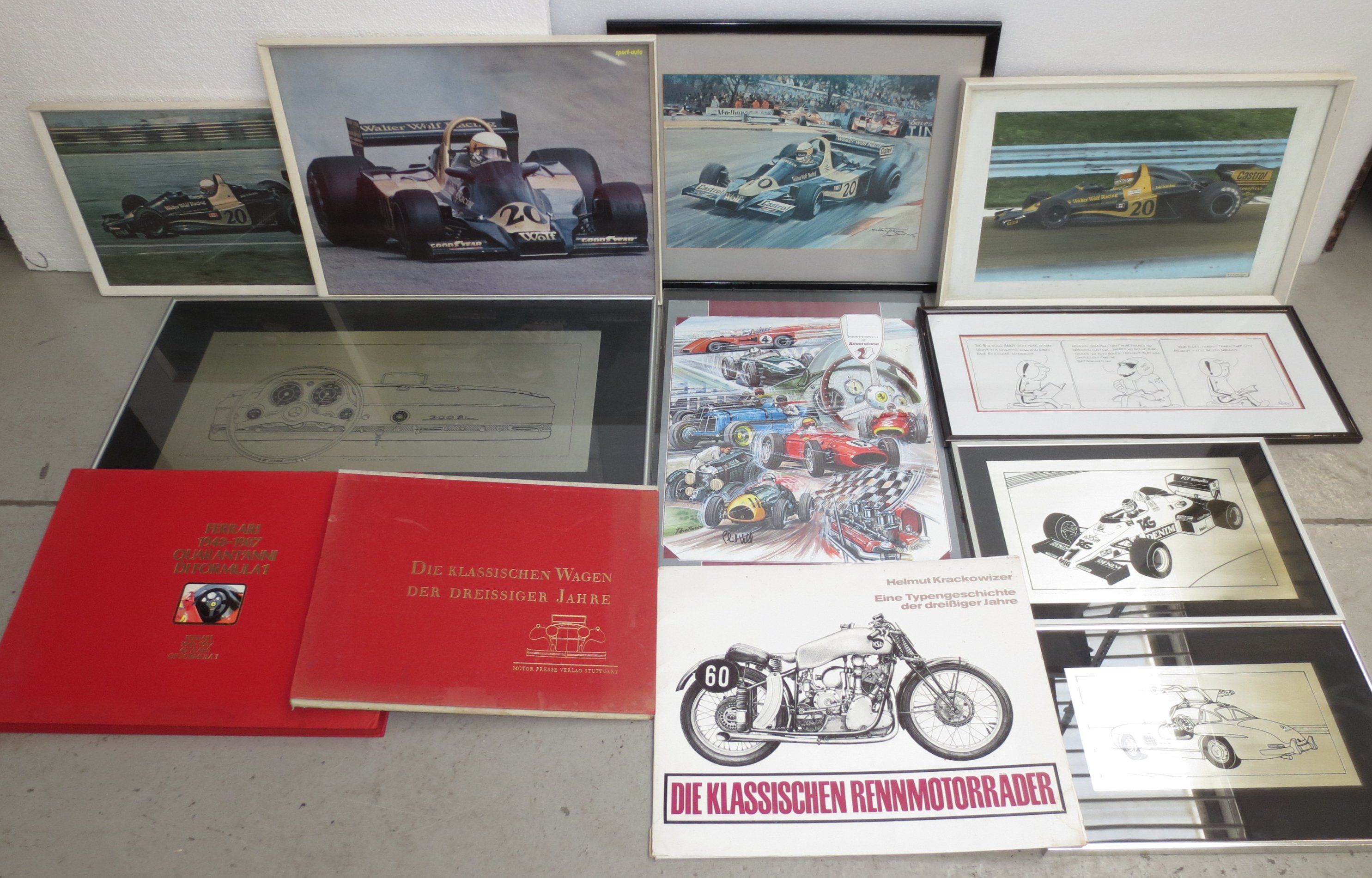 Bonhams Cars : Assorted posters, prints and calendars, ((Qty))