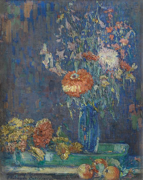 Bonhams : Clara D. Davidson (American, 1874-1962) Spring flowers