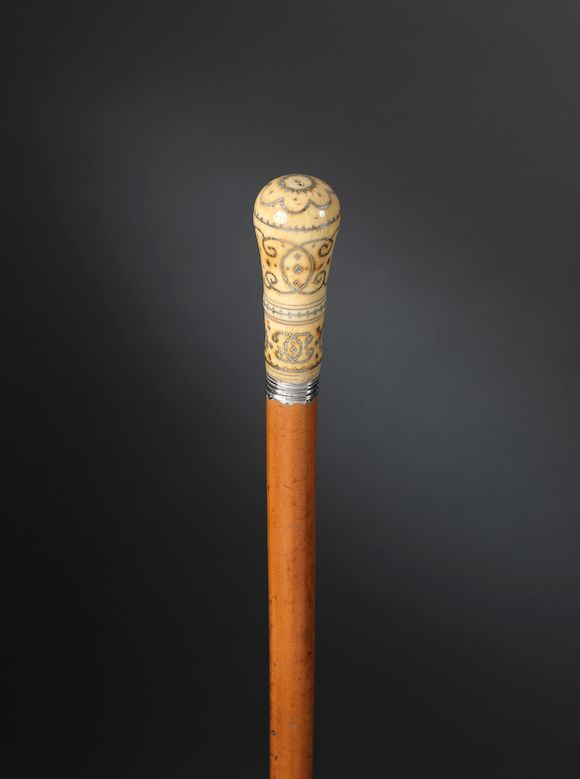 Bonhams : A late 17th/early 18th century piqué, ivory and unmarked ...