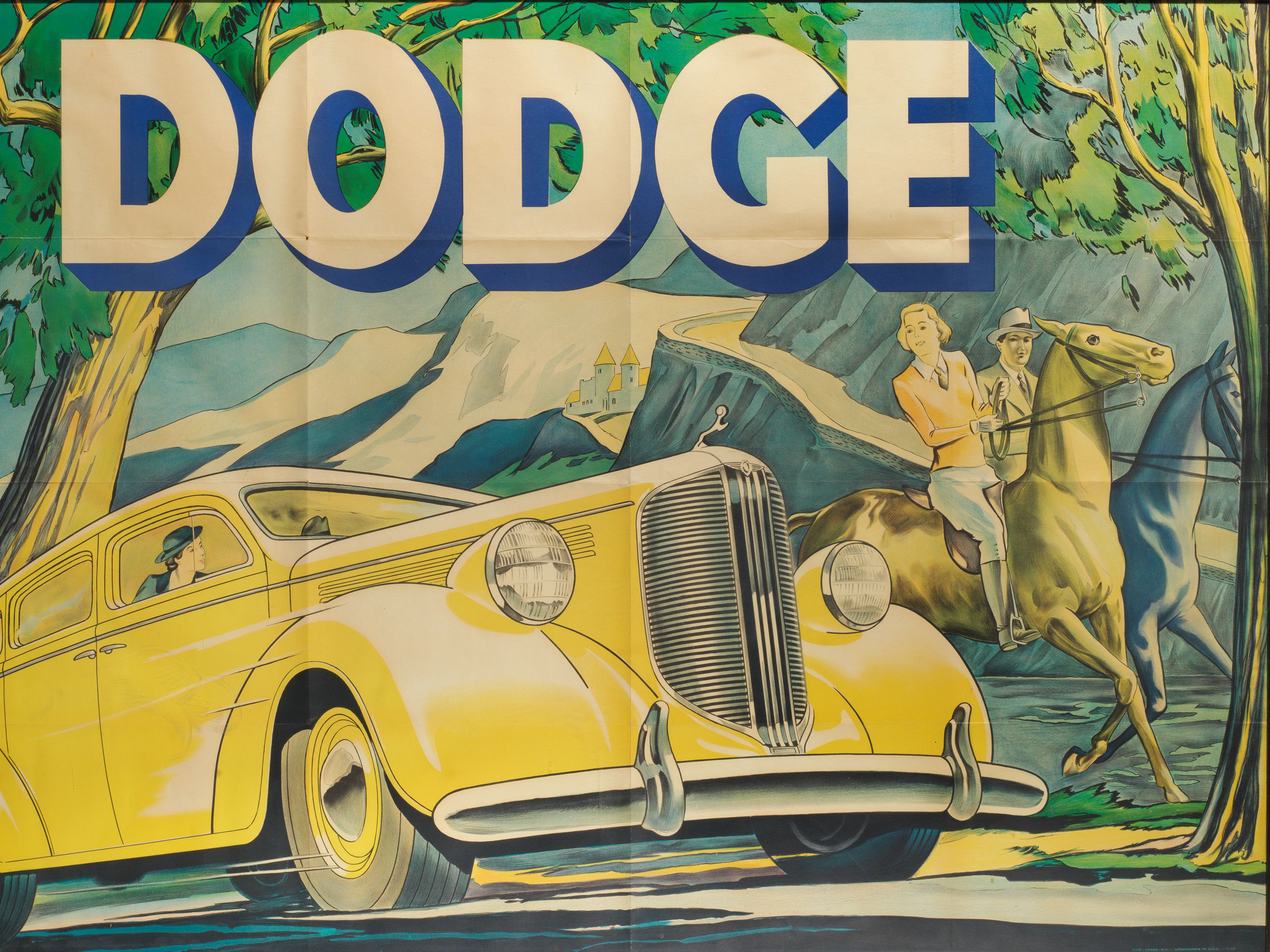 Bonhams Cars : Three American car advertising posters, ((4))