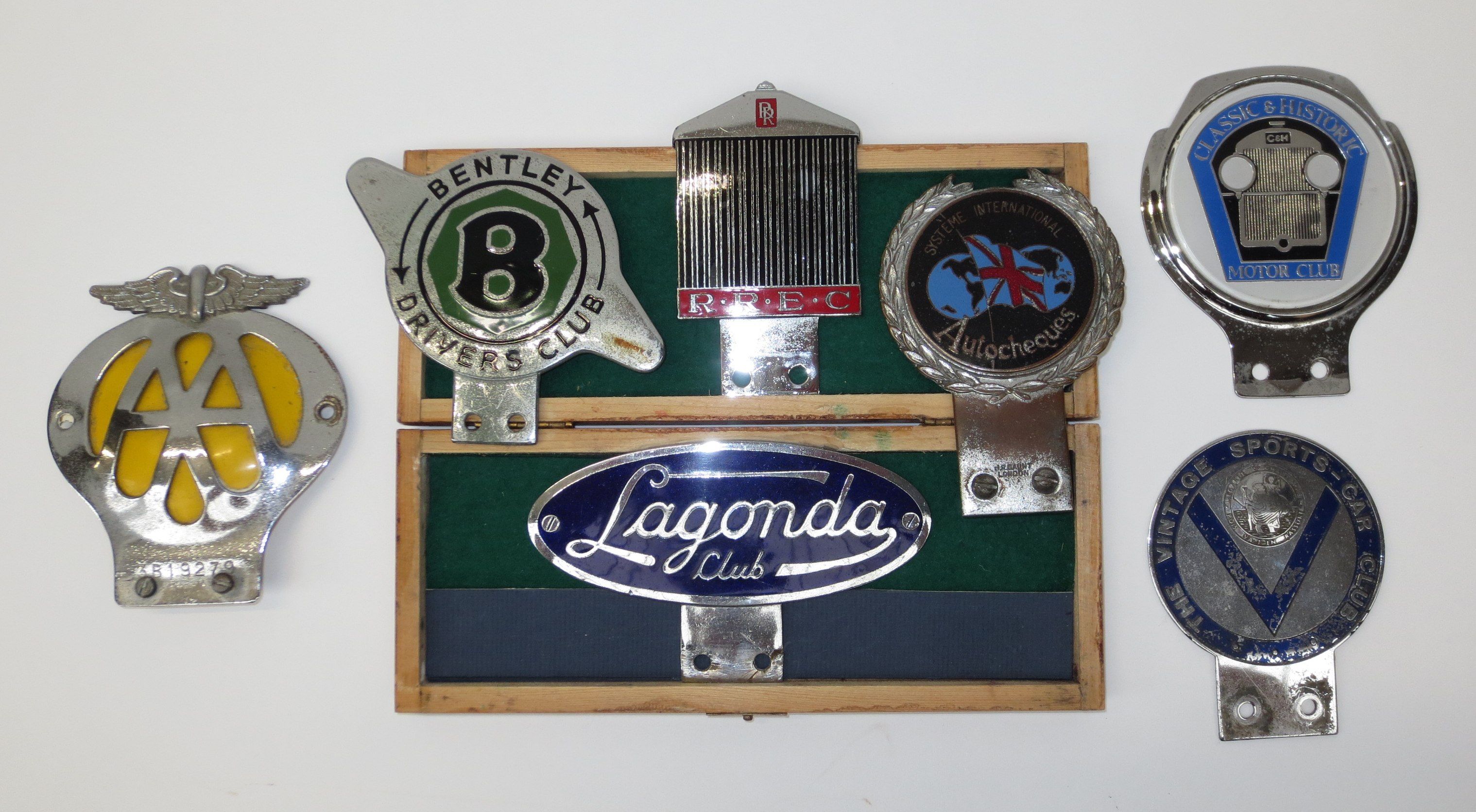 Bonhams Cars : Seven assorted car badges,