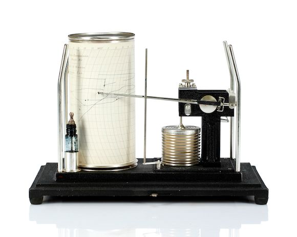 Bonhams : An early 20th century iron cased micro-barograph Short ...