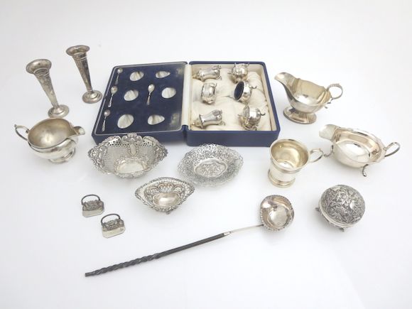 Bonhams : A collection of silver various makers and dates