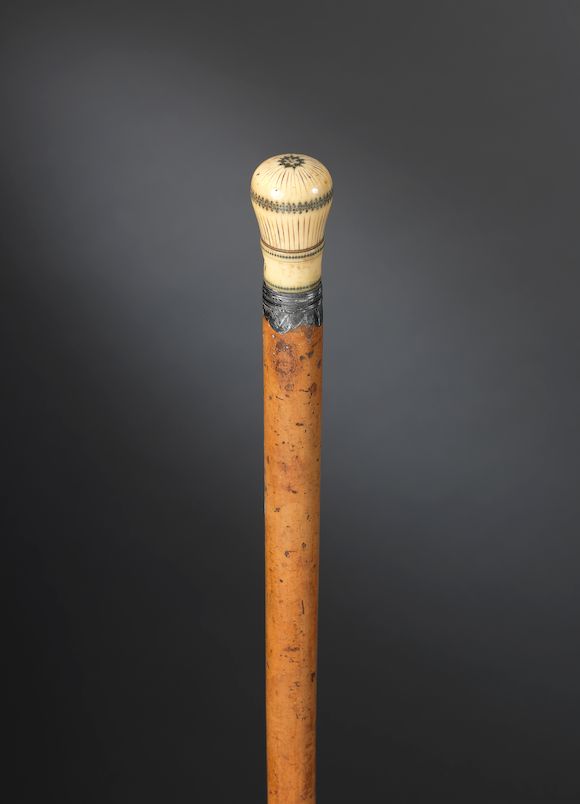 Bonhams : An unusual late 17th/early 18th century piqué, ivory and ...