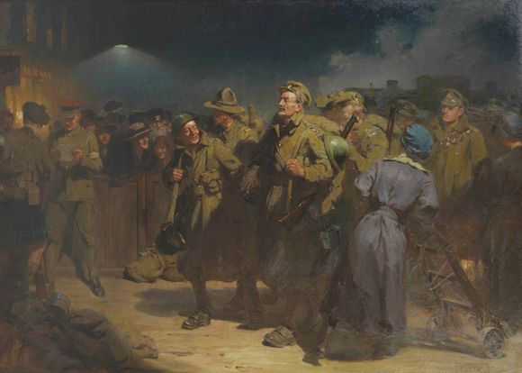 Bonhams : Fred Roe (British, 1865-1947) 'The Return of the Victors'