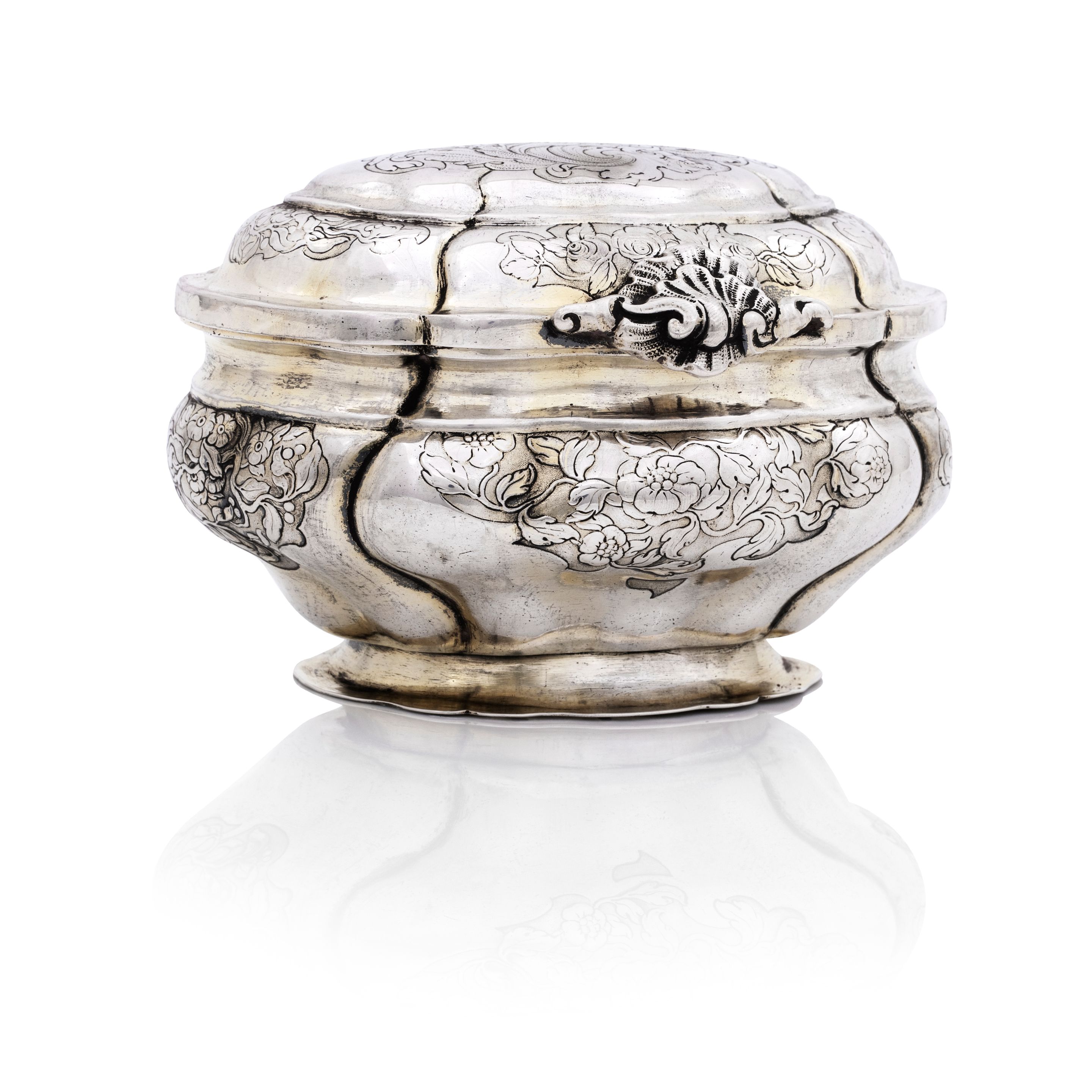 Bonhams : A mid 18th century German sugar box makers mark of IIB ...