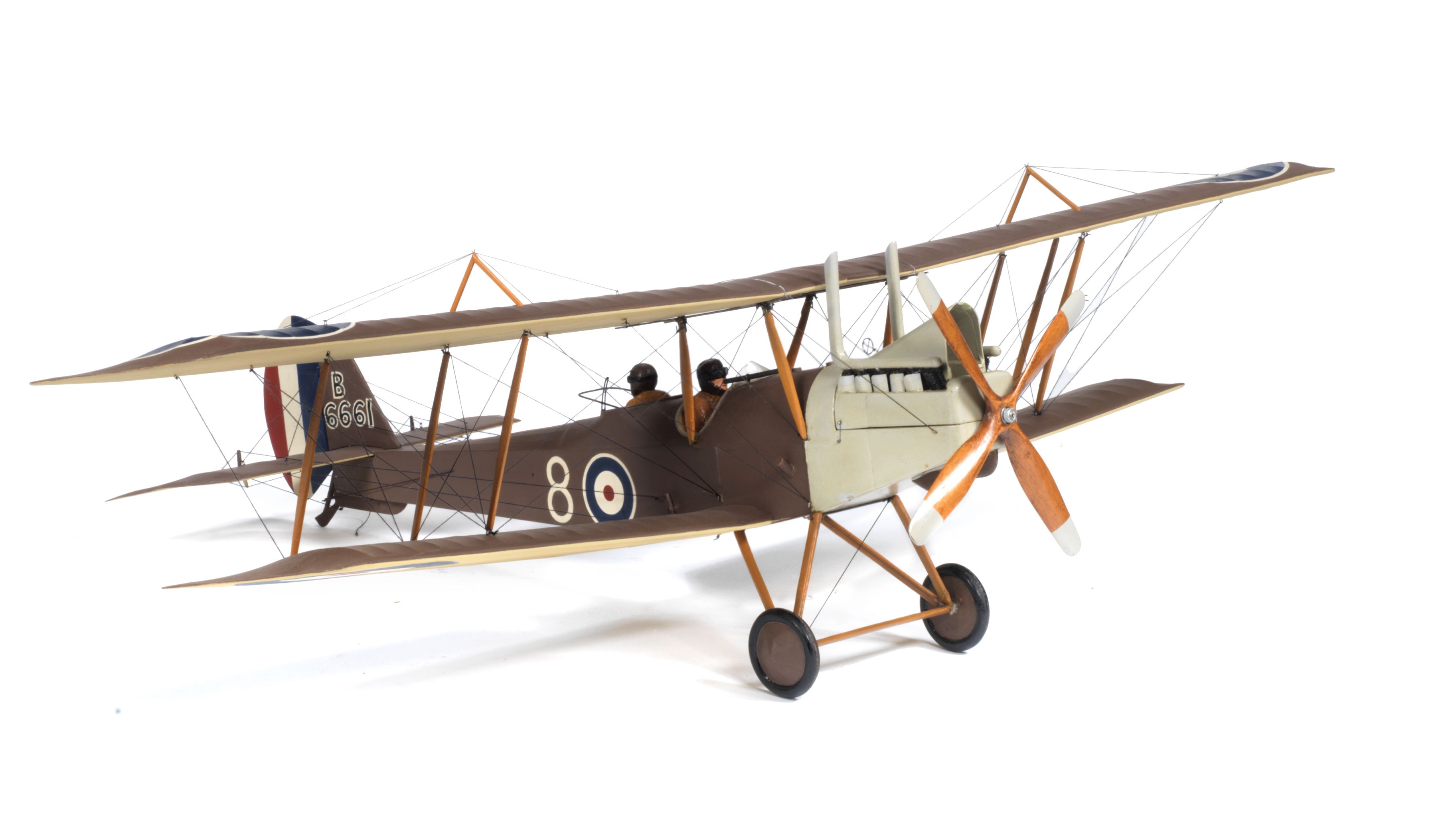 Bonhams : A fine scratch built scale model of an R.A.F. R.E.8 B6661,