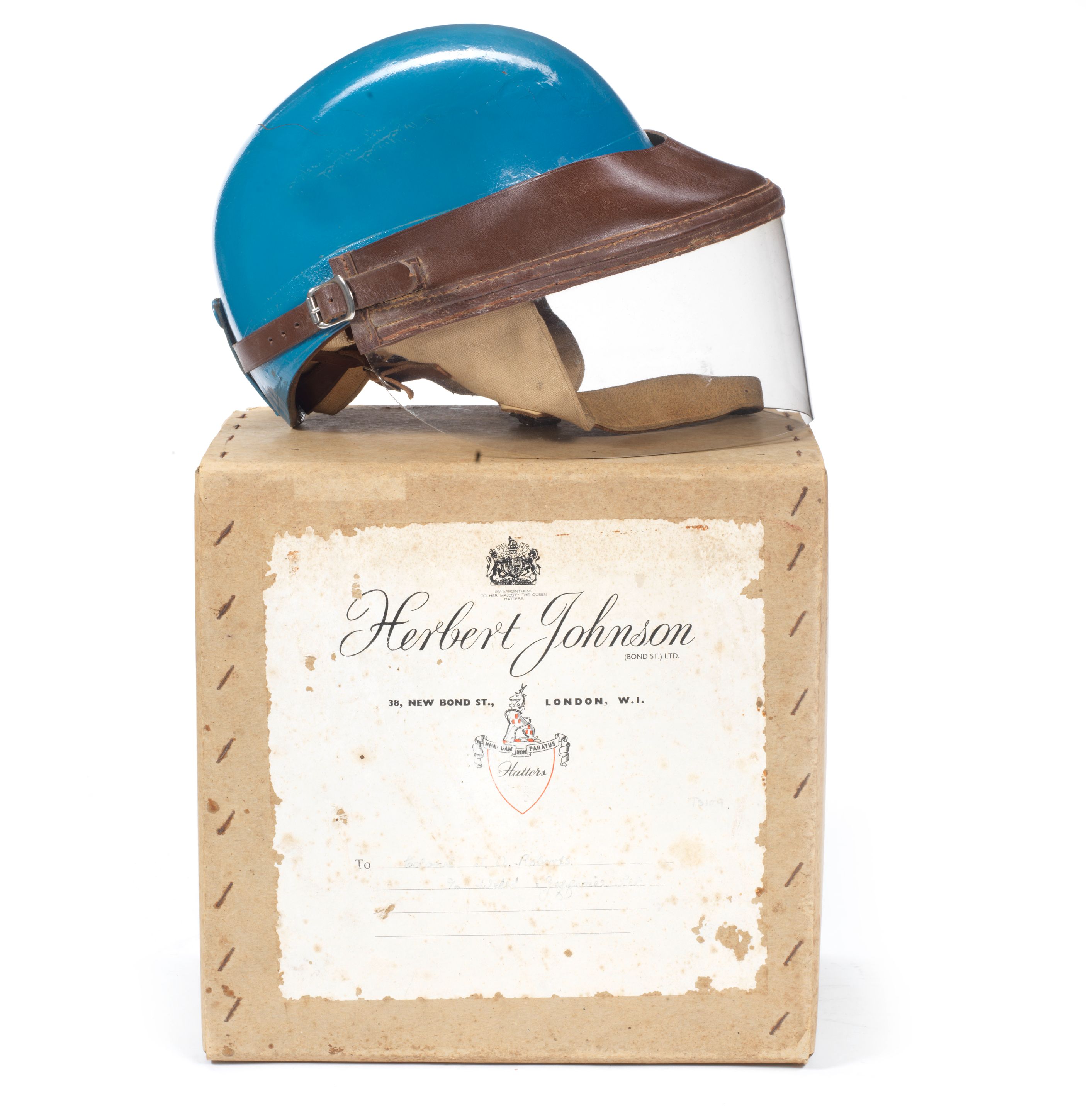 Bonhams Cars : A Herbert Johnson racing helmet, formerly the property ...