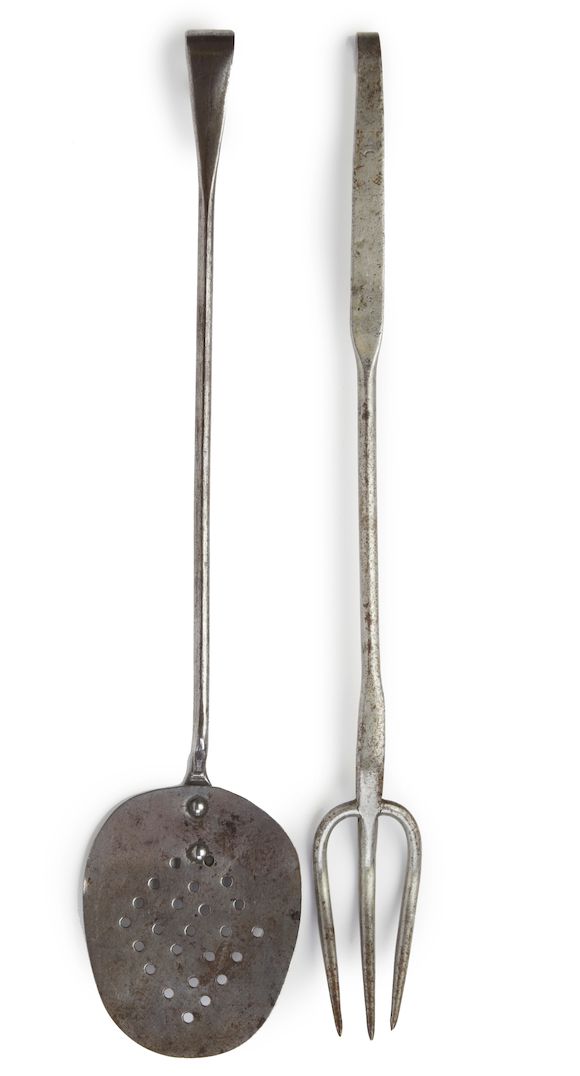Bonhams : A late 18th/early 19th century steel fish slice