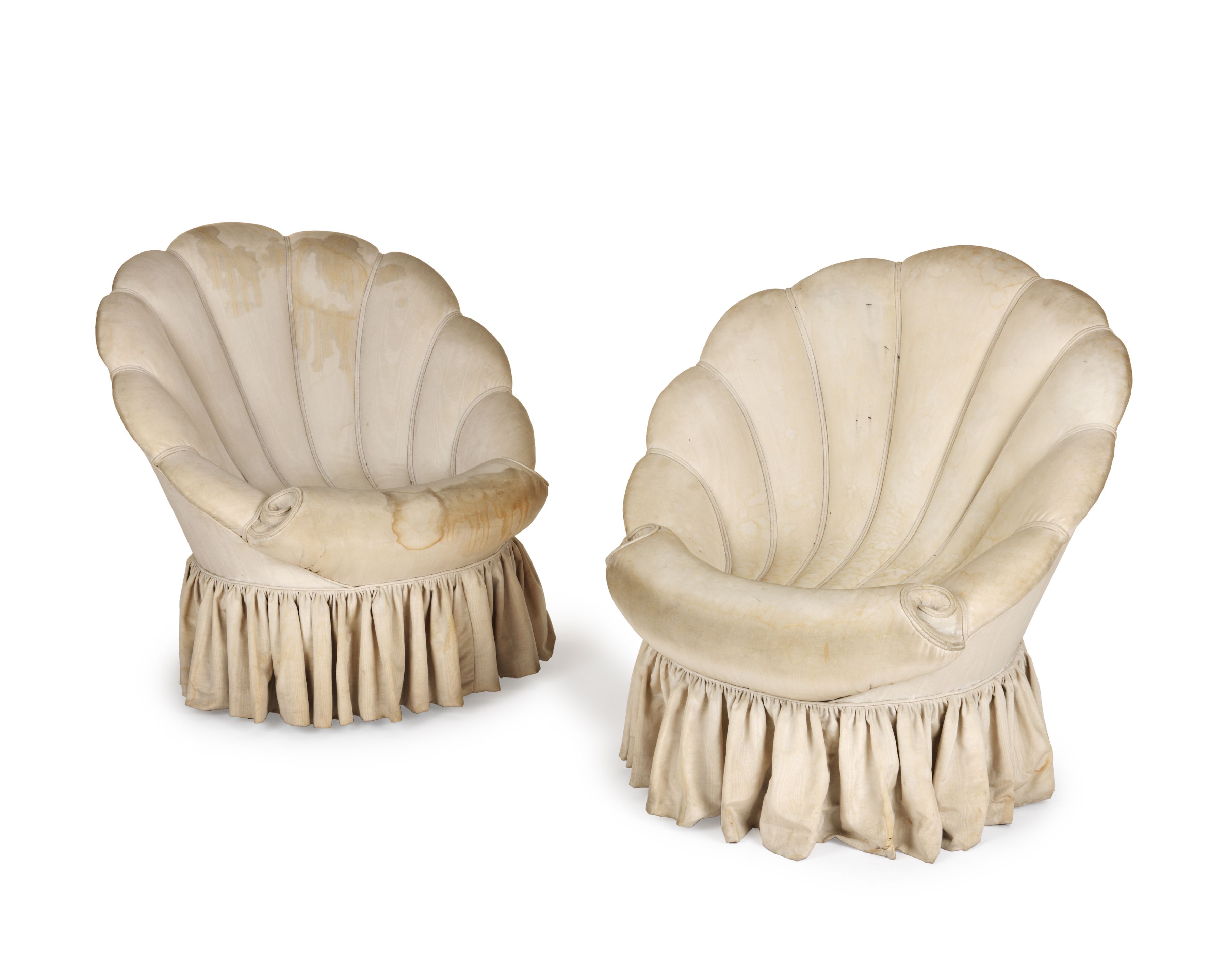 Bonhams : A pair of mid Victorian shell back chairs