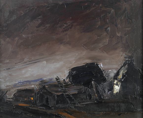 Bonhams : Theodore Major (British, 1908-1999) Farm at Appleby Bridge