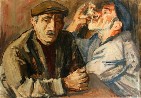 Bonhams : Marco Novati (Italian, 1895-1975) 'All'Osteria'