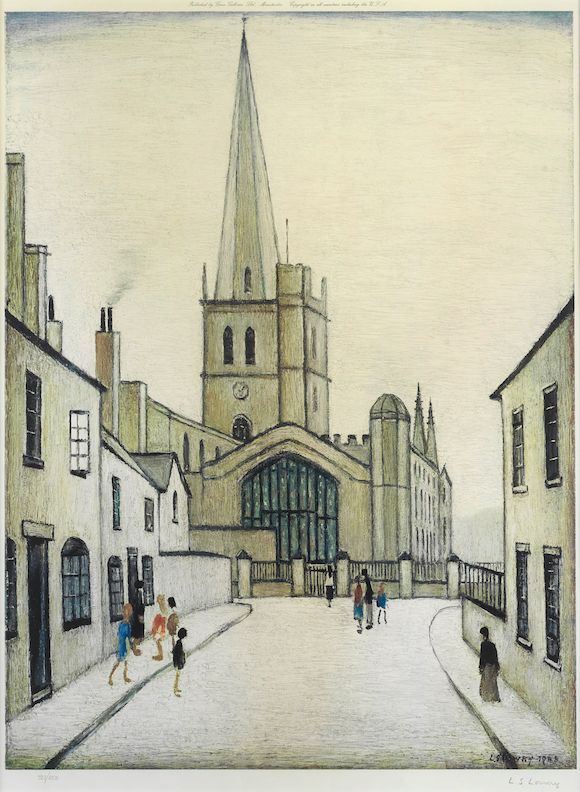 Bonhams : Laurence Stephen Lowry R.A. (British, 1887-1976) Burford ...
