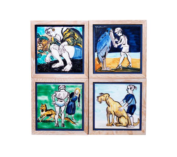 Bonhams : Paula Rego (British, born 1935) Frightened Fox ; Woman and ...