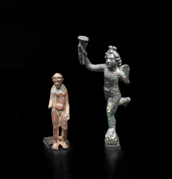 Bonhams : Two Roman bronze figures 2