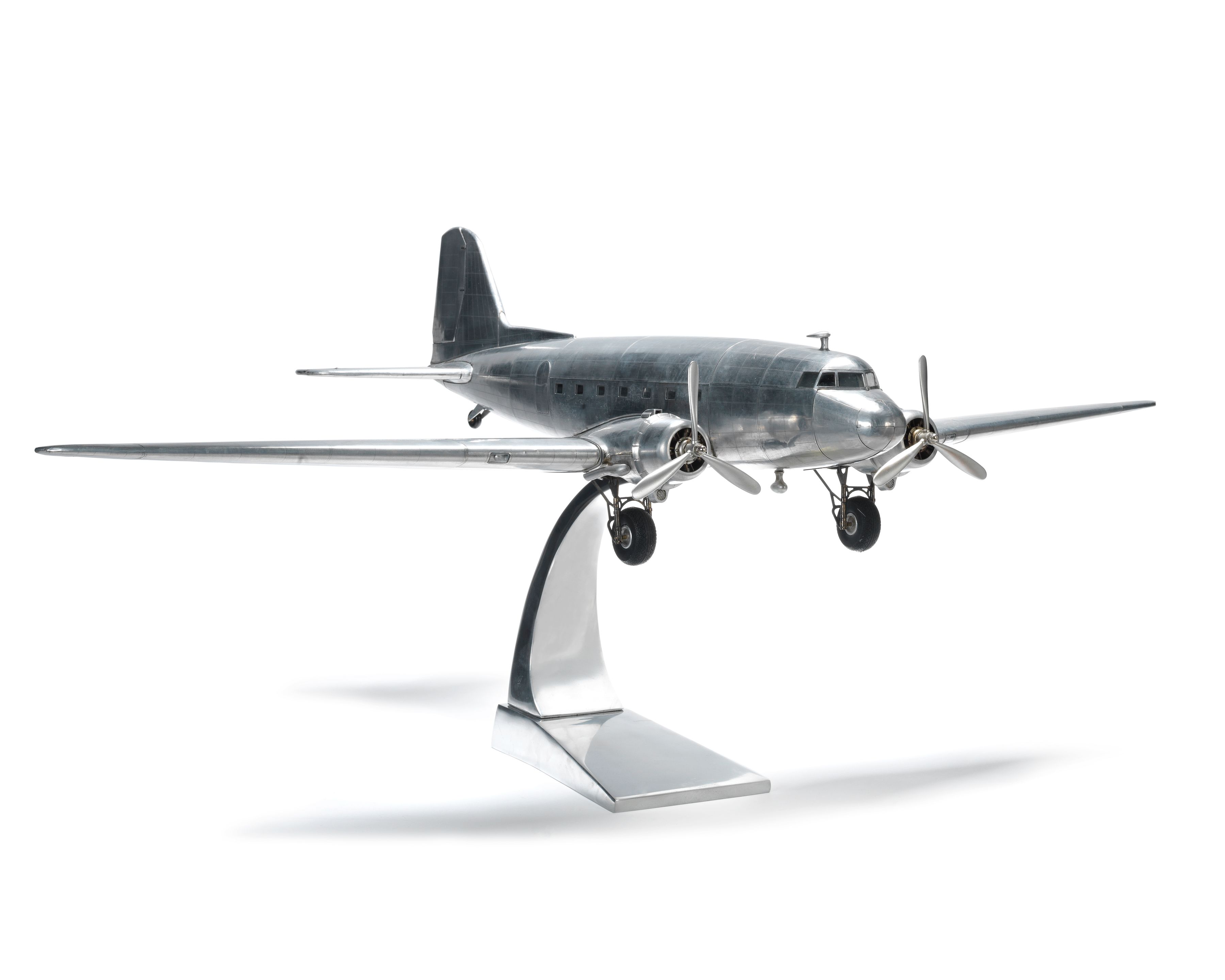 Bonhams Cars : A scale model of a Douglas DC-3 Dakota aeroplane,