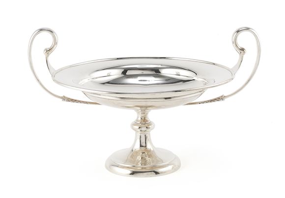 Bonhams : A silver two-handle large tazza by Pearce & Sons, London 1914