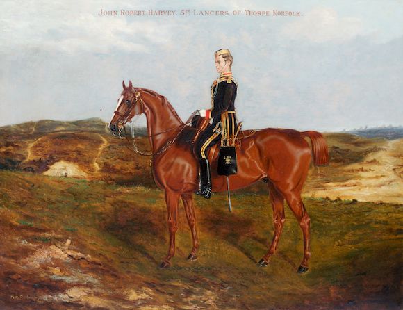 Bonhams : Alfred A. Partridge (British) John Robert Harvey, 5th Lancers ...