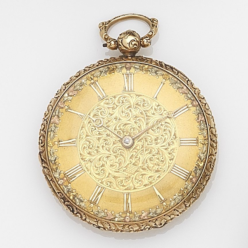 Bonhams : Thomas & John Ollivant, Manchester. An 18ct gold key wind ...