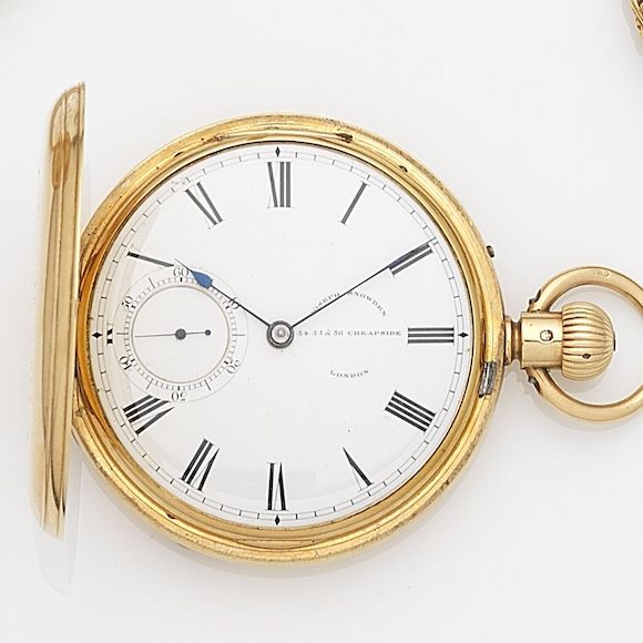 Bonhams : Joseph Snowden, 54, 55 & 56 Cheapside, London. An 18ct gold ...