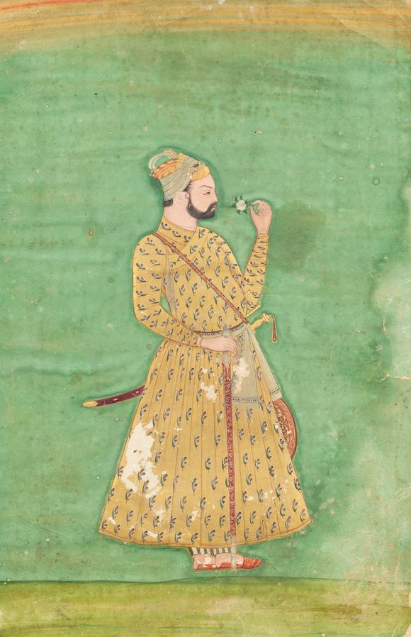 Bonhams : A nobleman, Muhammad Taqi Khan Bahadur, armed with a sword ...